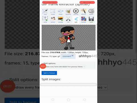 fnf how to make a gif into a Sprite sheet