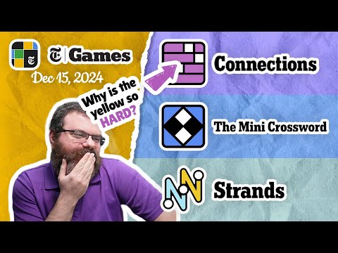 NYT Connections, Mini Crossword, and Strands | Dec 15, 2024