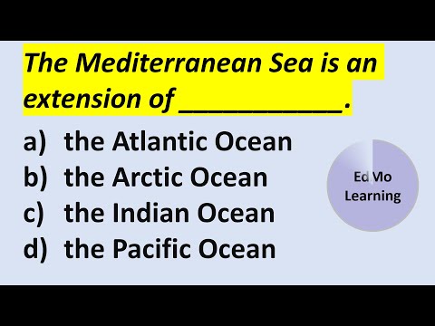 GEOGRAPHY QUIZ: OCEANS. Water Bodies of the Earth. Can you score 20/20? Geography Test.