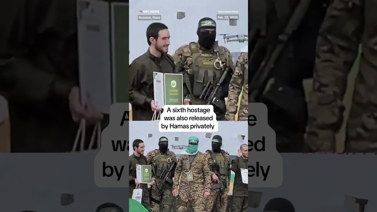 5 hostages released by Hamas in the 7th hostage-prisoner exchange