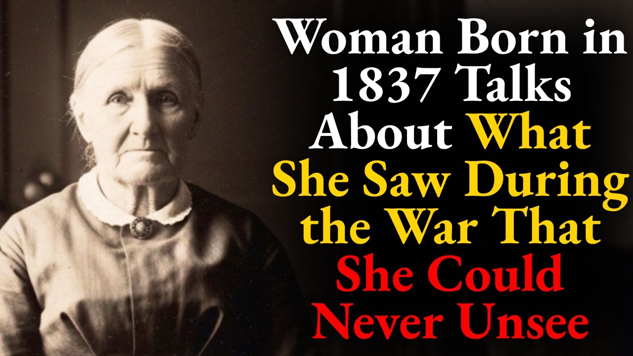 Woman Born in 1837 Talks About What She Saw During the War That She Could Never Unsee