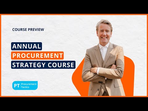 Annual Procurement Strategy Course