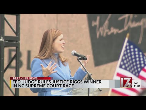 Federal judge rules Allison Riggs winner of North Carolina Supreme Court race
