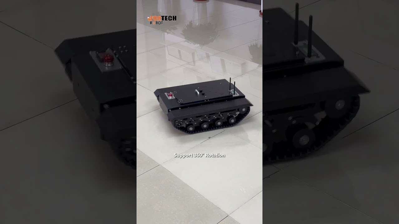 TR500S: All-Terrain Crawler Tracked Robot Chassis Platform with 50kg Payload Capacity