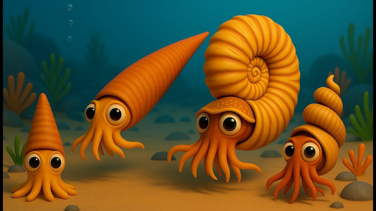 Ancient cephalopods (squids, octopus, cuttlefish, nautilus)!