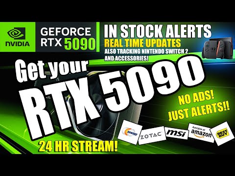 🔴 SWITCH 2, RTX 5090, FASTEST LIVE IN STOCK ALERTS tracker!