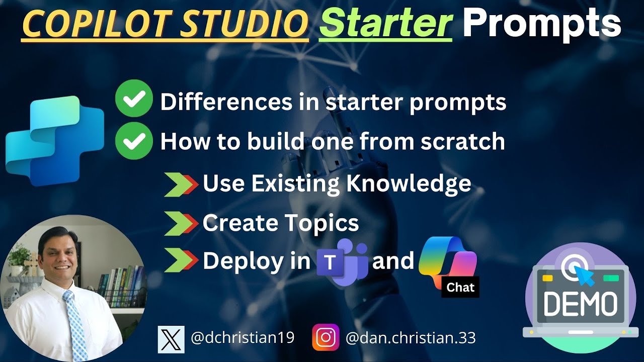 Copilot Studio Starter Prompts Copilot Studio Starter Prompts