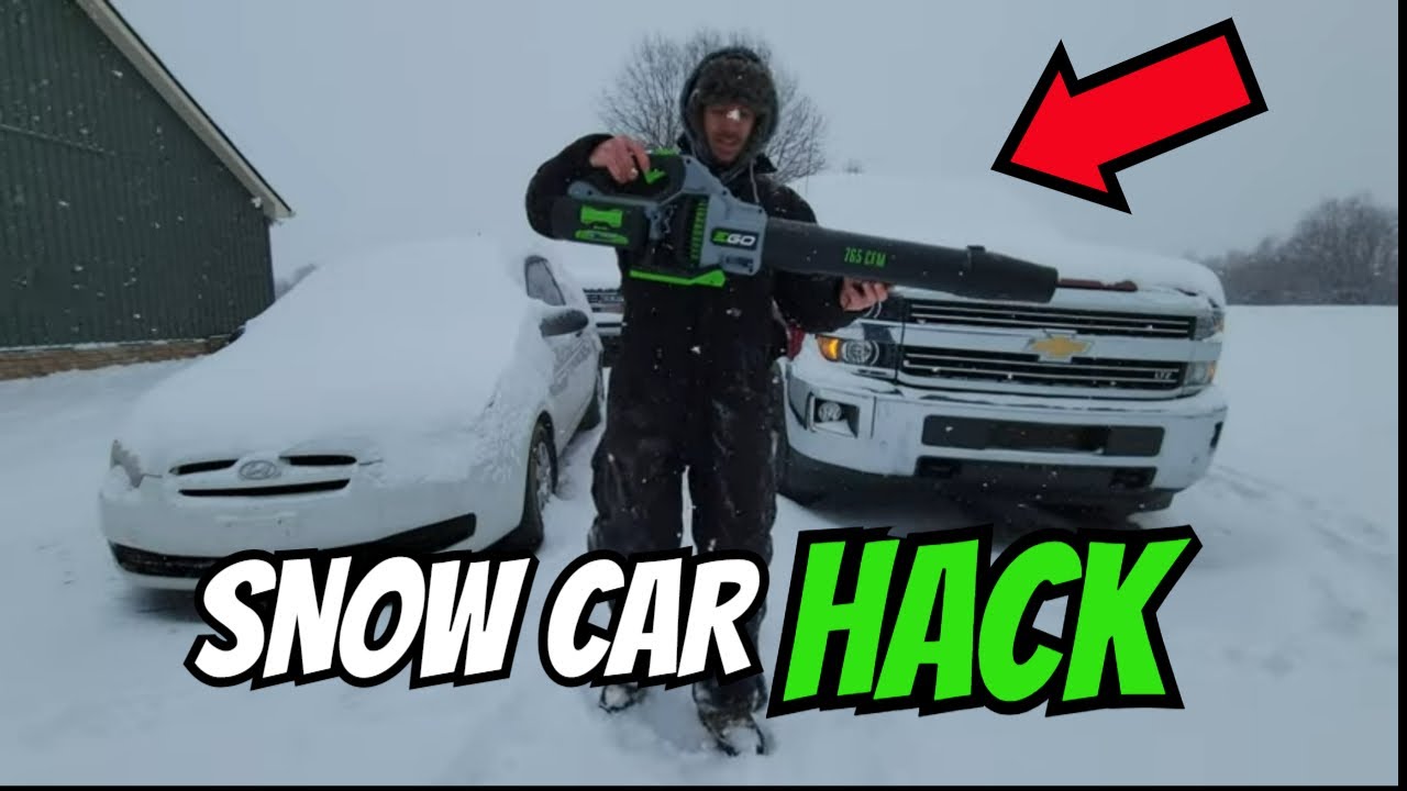 Clear Snow Off Your Car in 60 Seconds with This ONE TRICK | 4K