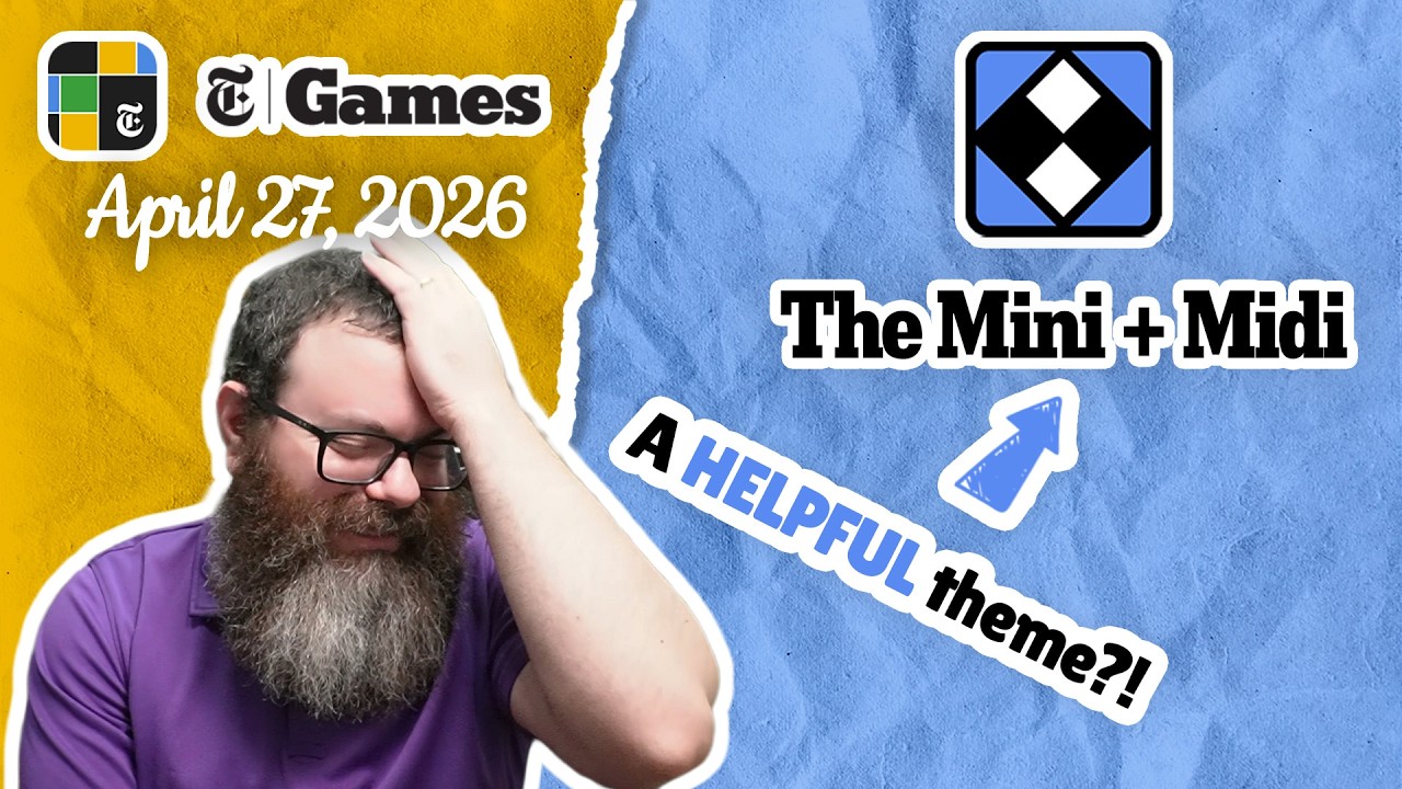 Never been there | NYT Mini and Midi Crossword April 27, 2026