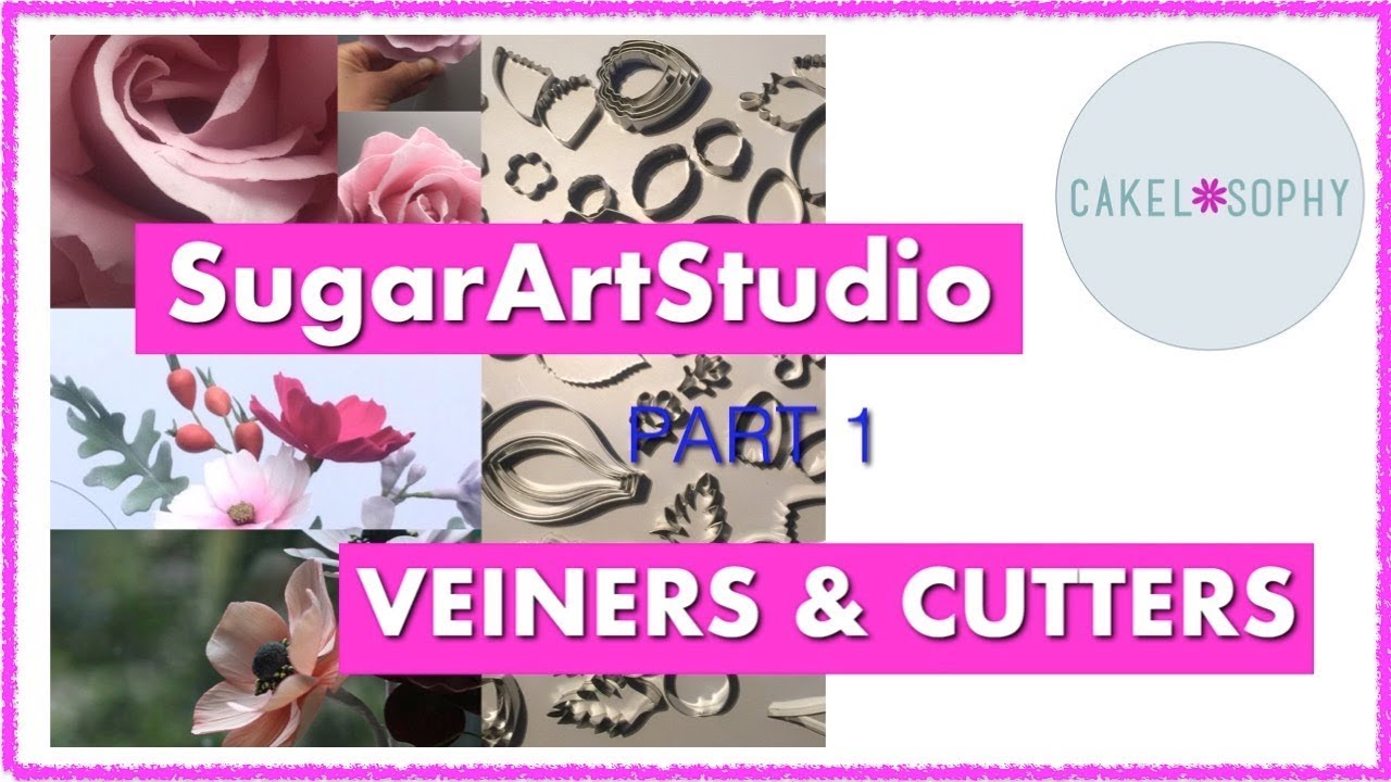 Sugar Art Studio Veiners Part 1: Giant Rose, Anemone, Sabious and more...