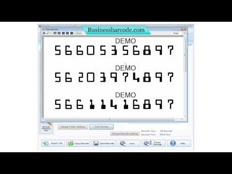 free business postal bank barcode label maker creator generator designer designing software