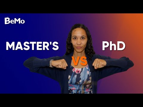 Masters vs PhD: Similarities and Differences | BeMo Academic Consulting