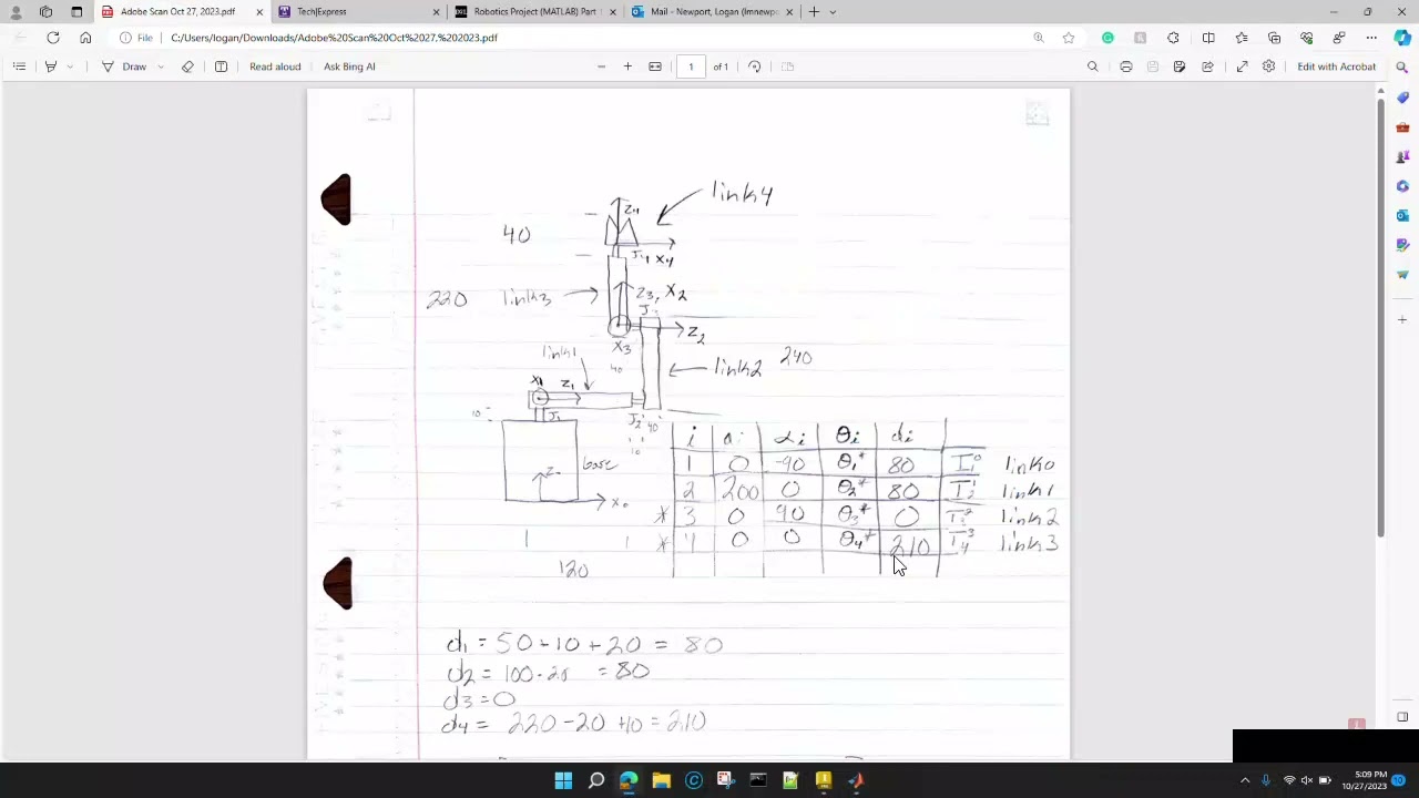 ME 4140 MATLAB Assignment 1