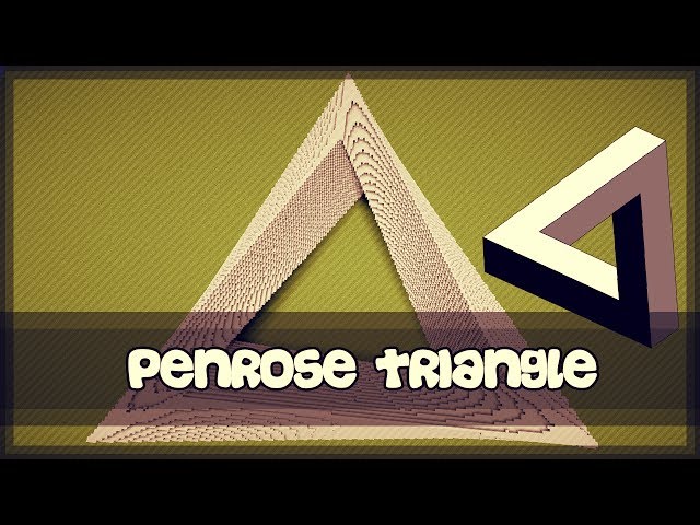 Penrose Triangle - Impossible Optical illusion Minecraft Map