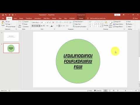 How to write text in a round shape in PowerPoint free