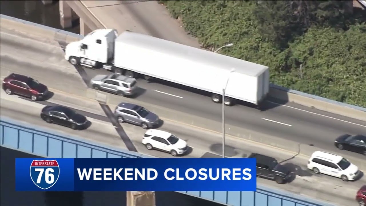 4 weekend closures planned for part of eastbound Schuylkill Expressway in Philadelphia