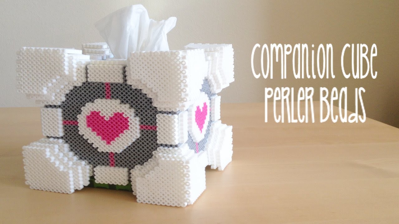 3D Portal Companion Cube Tissue Box Tutorial