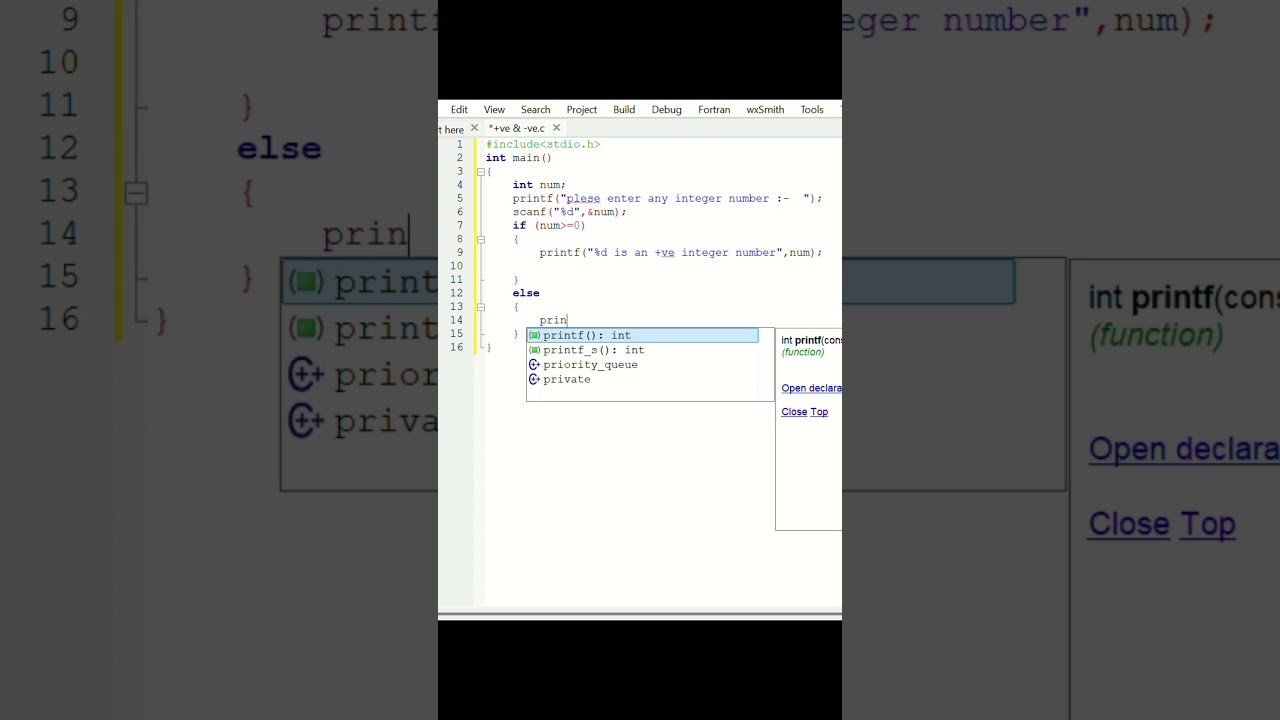 C Programming: Positive and Negative Integers Explained  #trending #coding #programming #ai