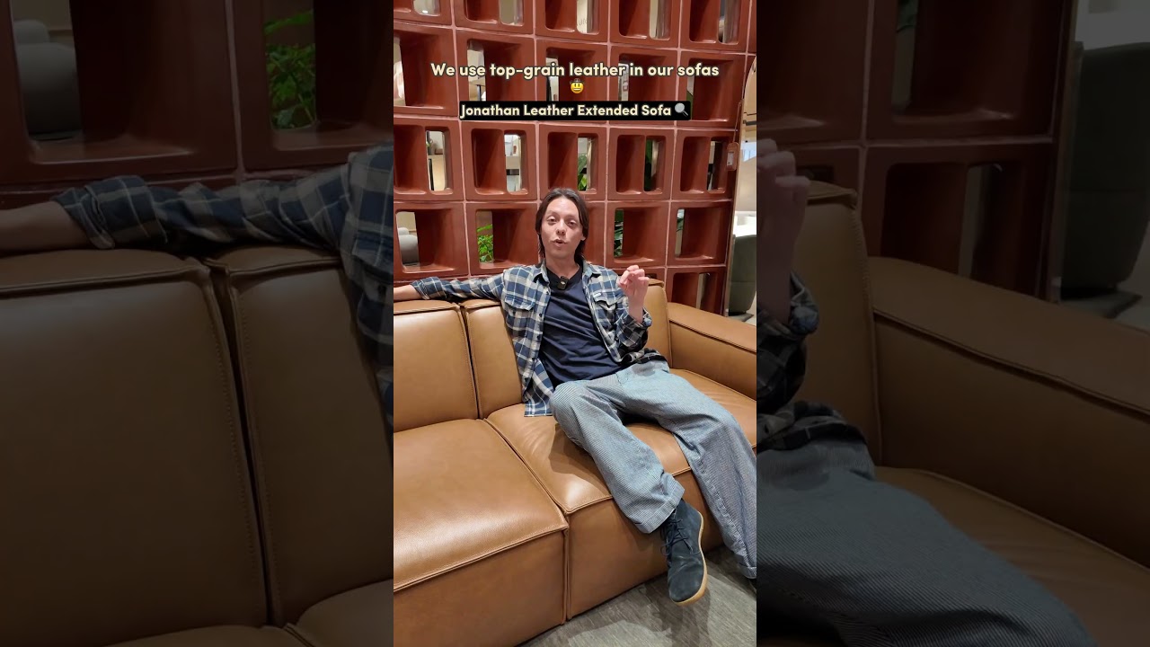 Here's some sofa care tips to help you choose between leather and fabric for your next couch 👋