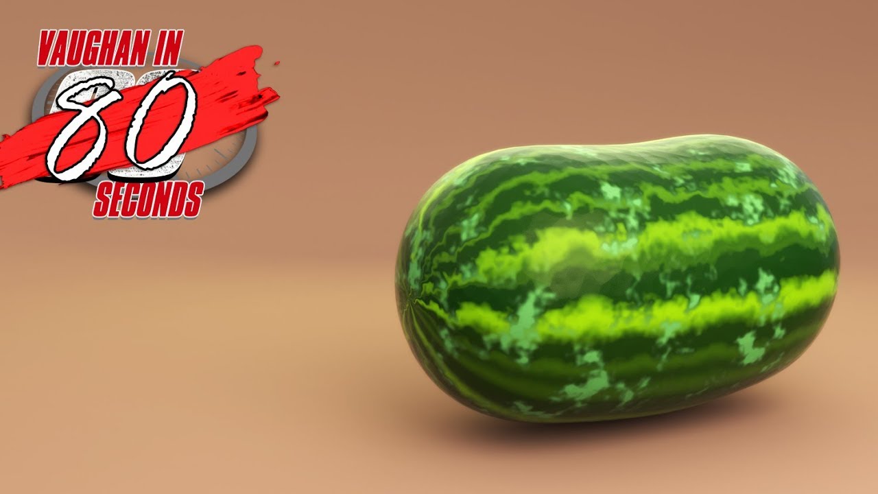 MODO | Shader Tree: Watermelon Texture
