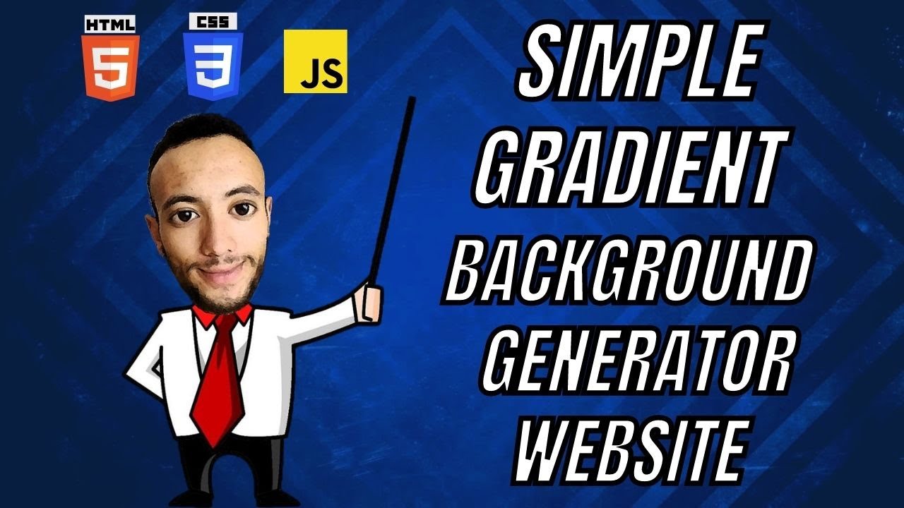 [ARABIC TUTORIAL] Create a Linear Gradient Background Generator using HTML/CSS/JavaScript