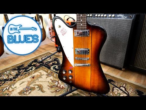 Left-handed Epiphone Firebird 2018 Sunburst | Reverb