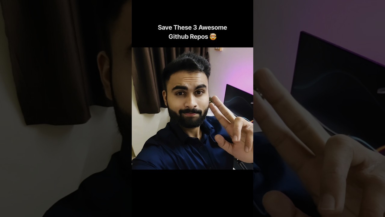 3 Awesome GitHub Repositories for Programmers 🔥 #html #github #javascript #ai #coding