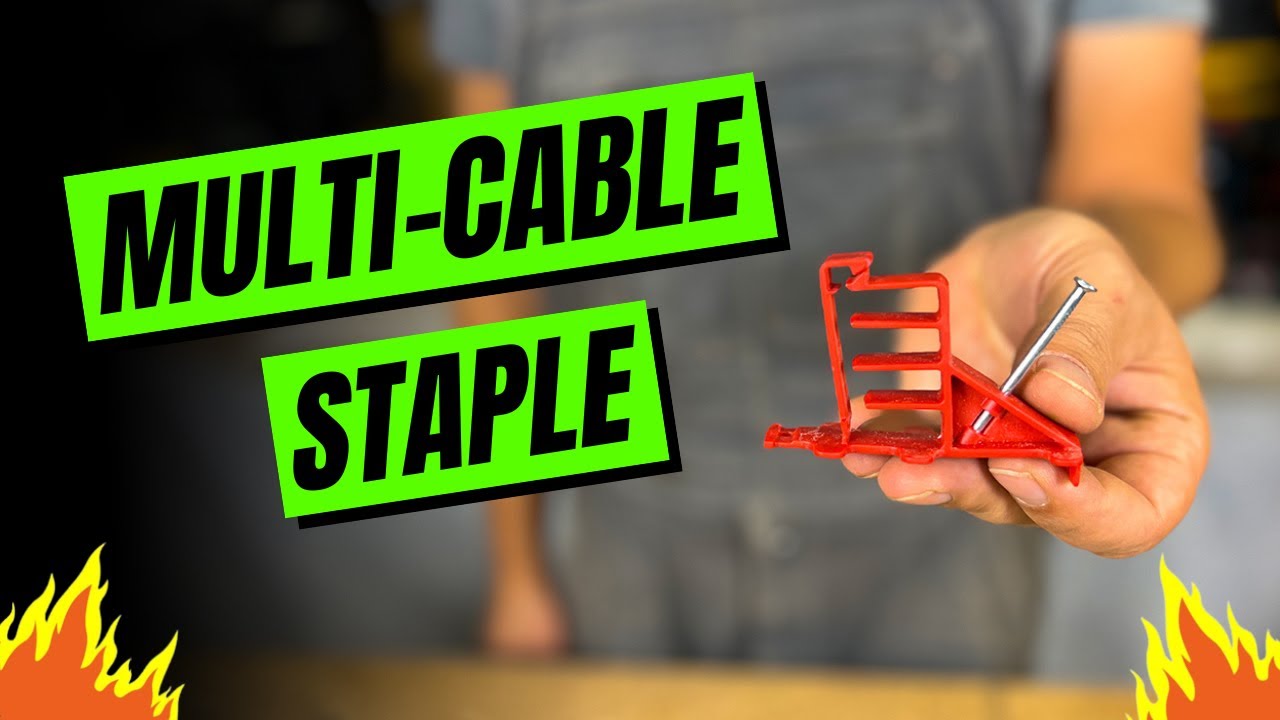 If you're a sparky, check this out: REVIEW of Gardner Bender MCS 100W Multi Cable Staple