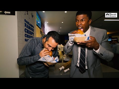 Alex Eats: Chase Center with Kelenna Azubuike I NBC Sports Bay Area