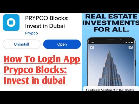How To Login PRYPCO Blocks: Invest in Dubai App