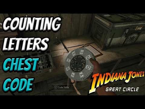 Counting Letters Chest Solution + Answer - Code Wheel Cipher Guide | Indiana Jones The Great Circle
