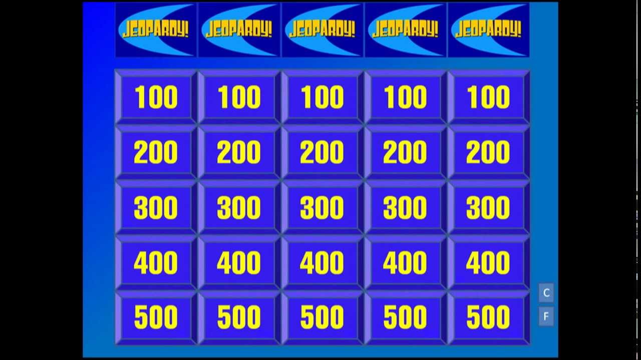 My Jeopardy Powerpoint (U.S. History Version)