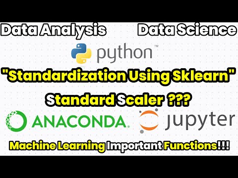 Standardization using Sklearn | Standard Scaler | Jupyter Notebook | One Magic Minute