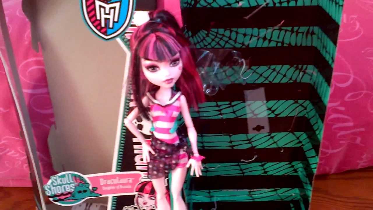 Monster High Draculaura Skull Shores Review!!