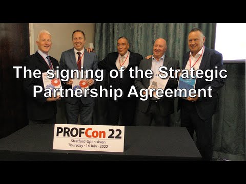 PROFCon 22 - The signing of the Strategic Partnership Agreement