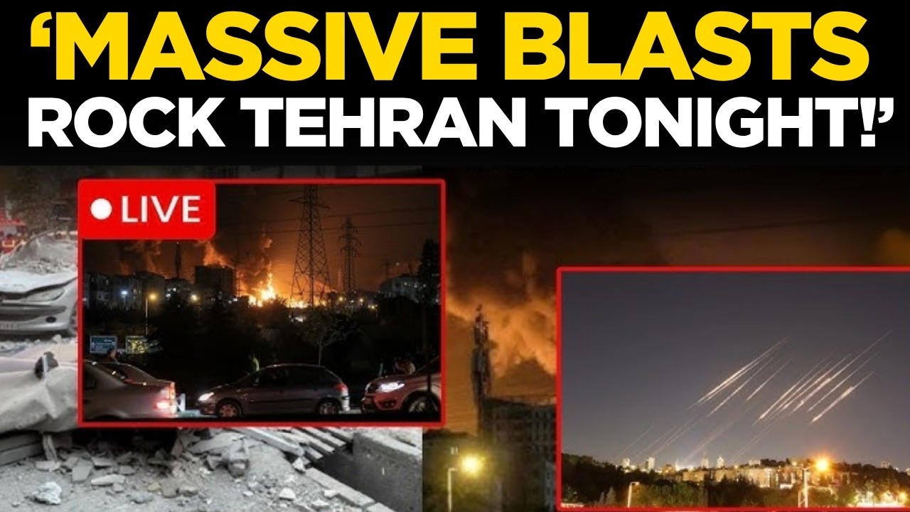 Breaking News LIVE: Huge Explosions Rock Tehran | ‘Black Rain’ Reported | World News LIVE
