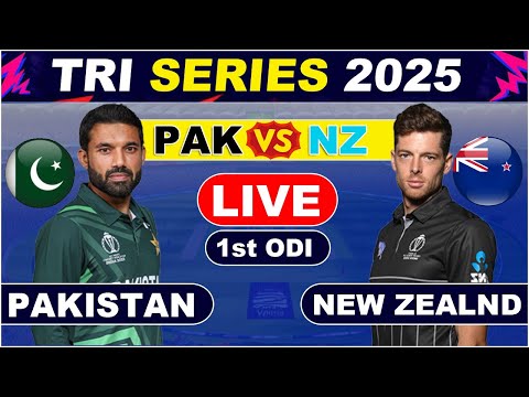 Live Pak vs Nz 1st odi match Score | live cricket match today | pak vs nz live last 10 over pak inn