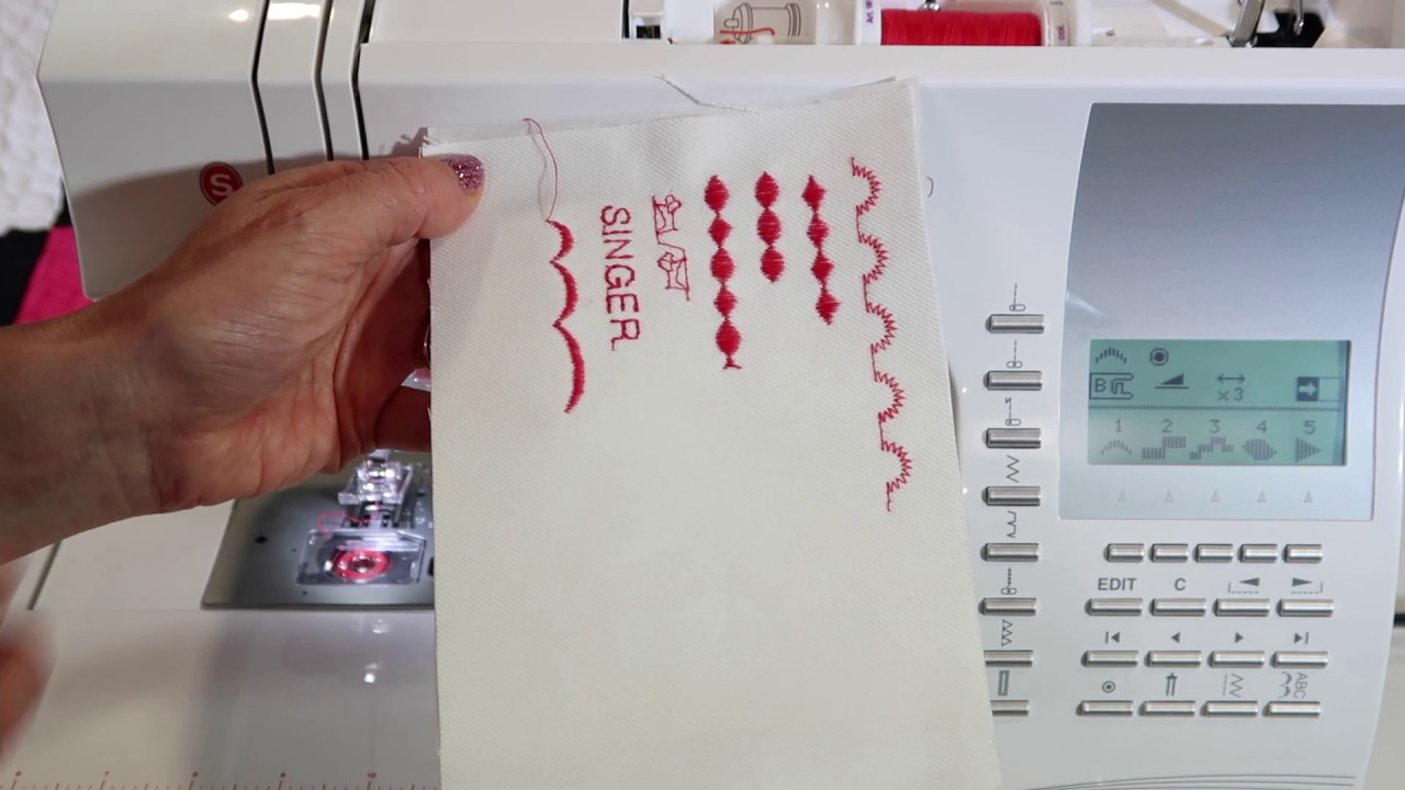 Singer Quantum Stylist 9960 37 Elongation