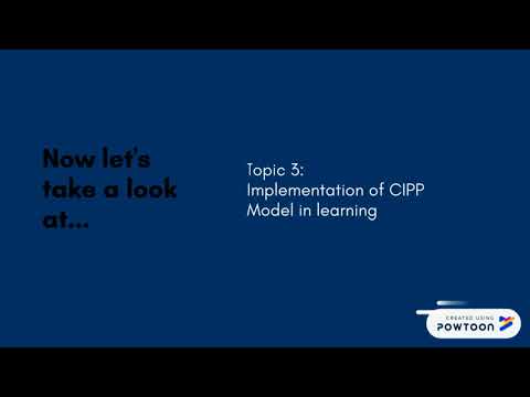 CIPP Evaluation model