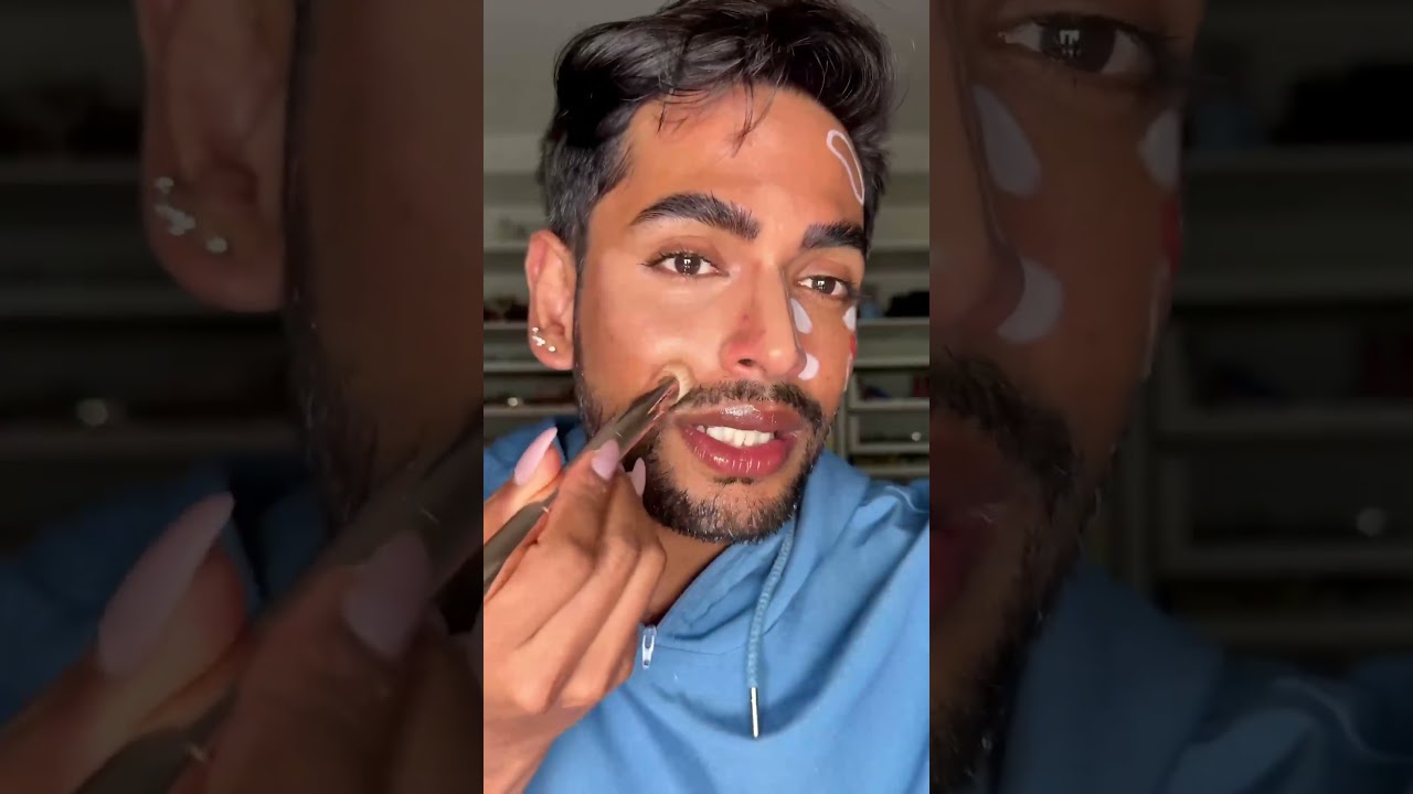 MAKEUP PLACEMENT & BLENDING TECHNIQUE that went viral again! #makeup #blending #easymakeup