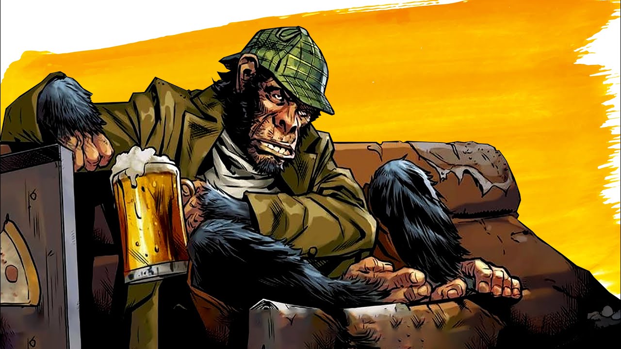 who is Detective Chimp? a paranormal detective - #detectivechimp #justiceleaguedark #dccomics
