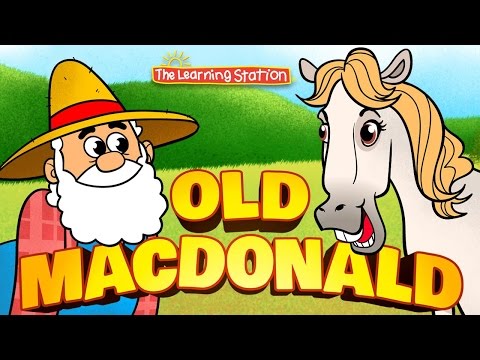 Old MacDonald Had a Farm with Lyrics - Old MacDonald - Farm Animals For Kids by The Learning Station