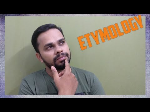 etymology meaning