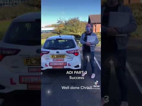 ADI Part 3 success - Well done chris on passing your ADI part 3 to become a driving instructor