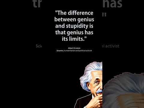 Genius And Stupidity.Thought of the day #shorts #quotes #einstein