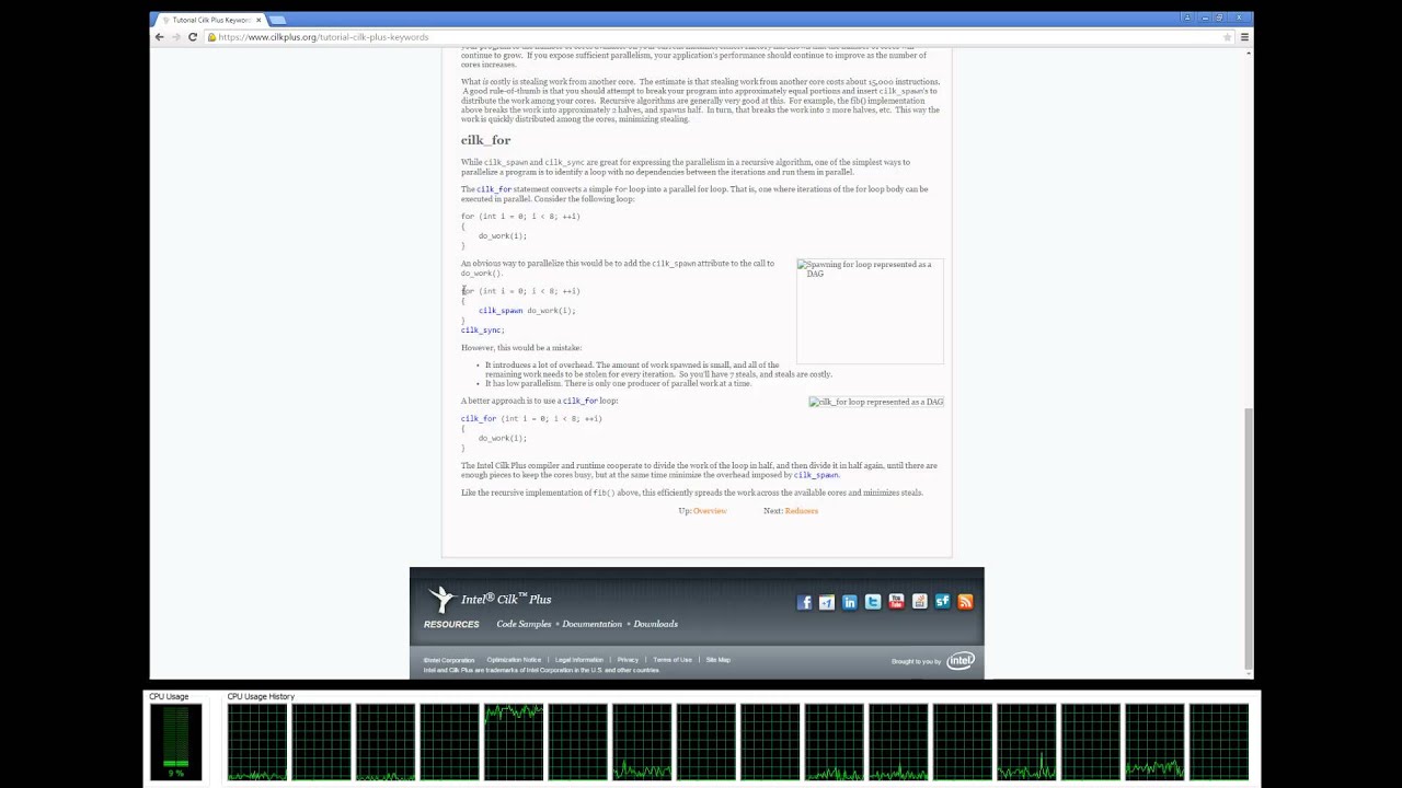 Intel Cilk Plus Tutorial 03: Cilk for