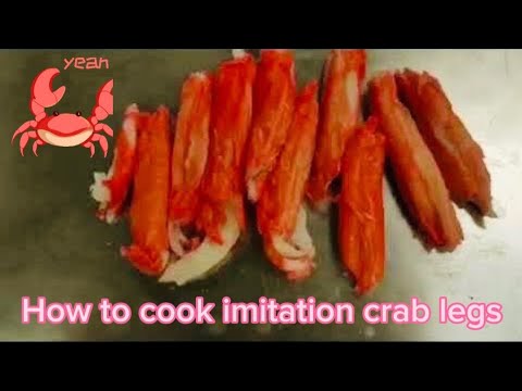 How to cook imitation crab legs With Lemon pepper butter and garlic || Fork Meats Food