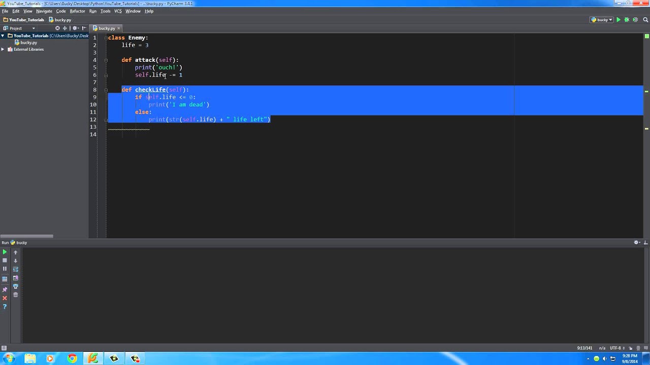 Python Programming Tutorial - 29 - Classes and Objects