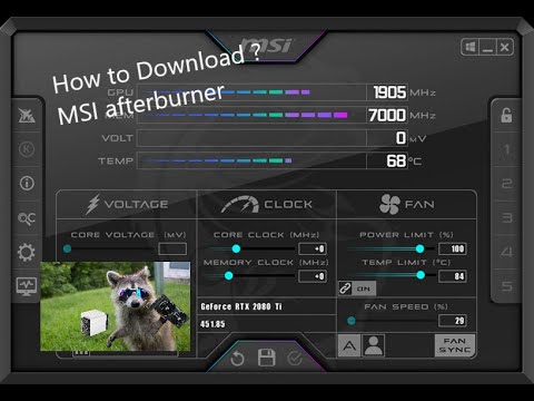 How to download MSI afterburner