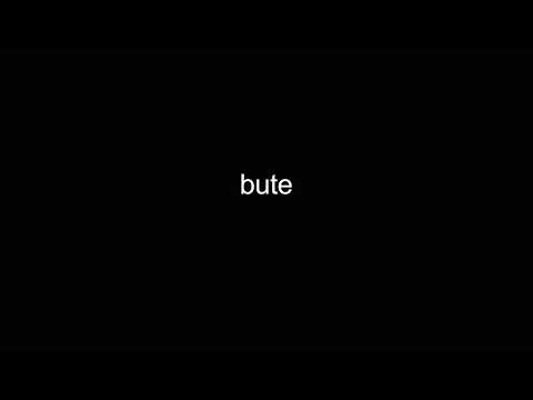 bute video Dictionary meaning and pronunciation